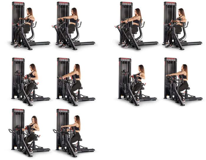 DUAL CHEST PRESS | ROWING MACHINE CONVERGENT / 1SCD020 - Panatta ...